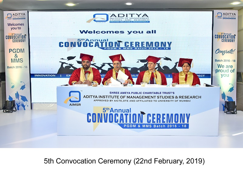 5th Convocation Ceremony - Aditya School of Business Management